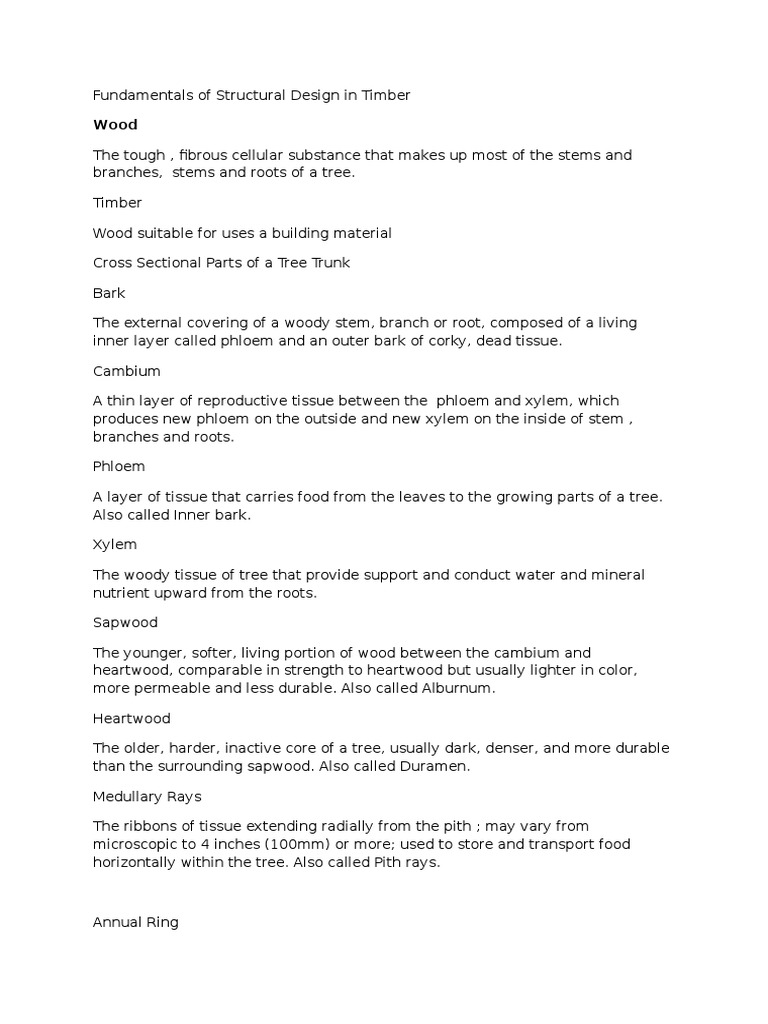 Fundamentals of Structural Design in Timber | PDF | Wood | Lumber