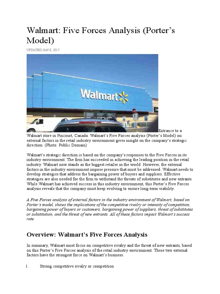 Walmart PESTEL | PDF | Competition | Retail