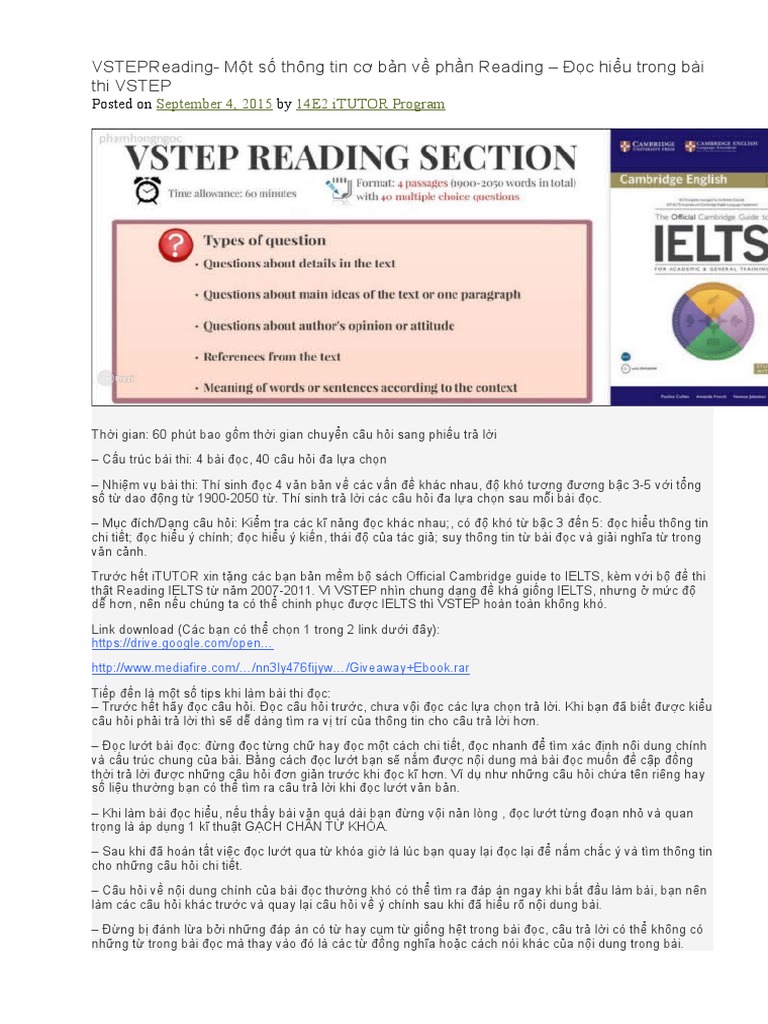 Vstep Reading