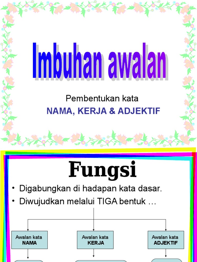 Bahagian1 Imbuhan Awalan | PDF