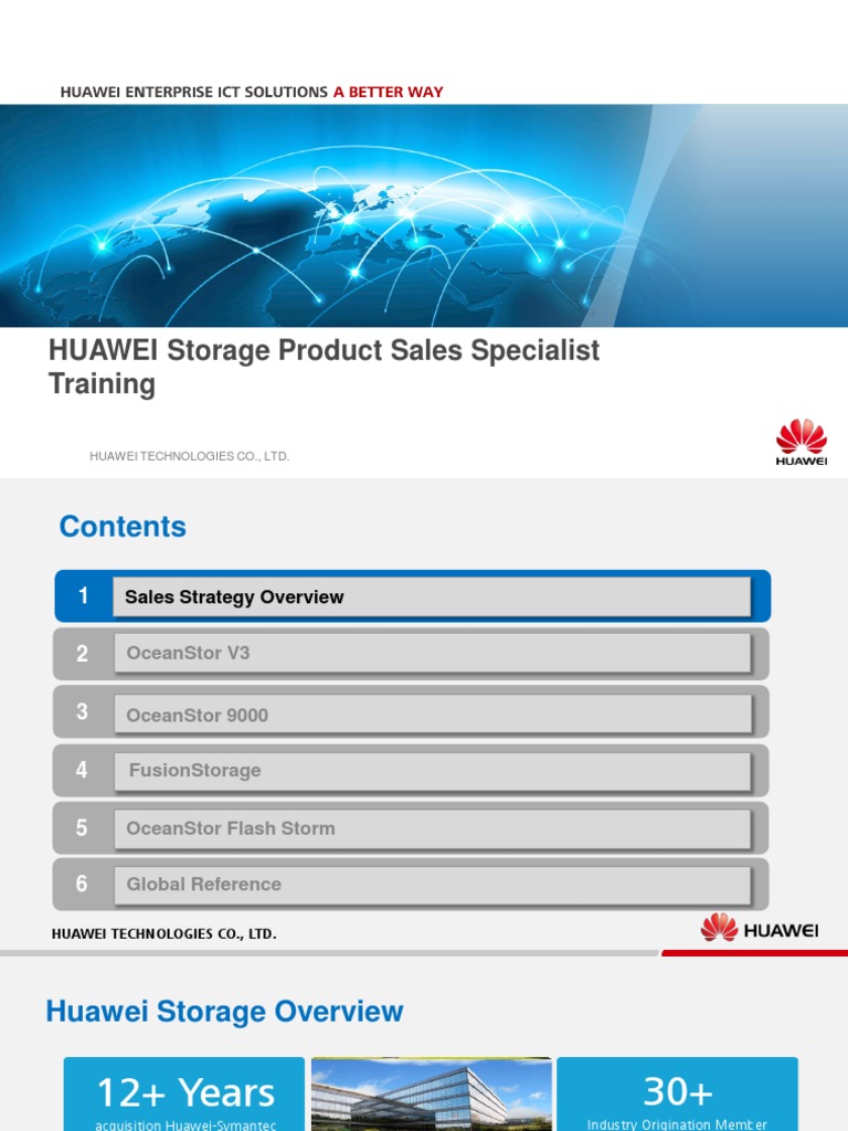02-HUAWEI Storage Product Sales Specialist Training V2.0 | PDF | Solid ...