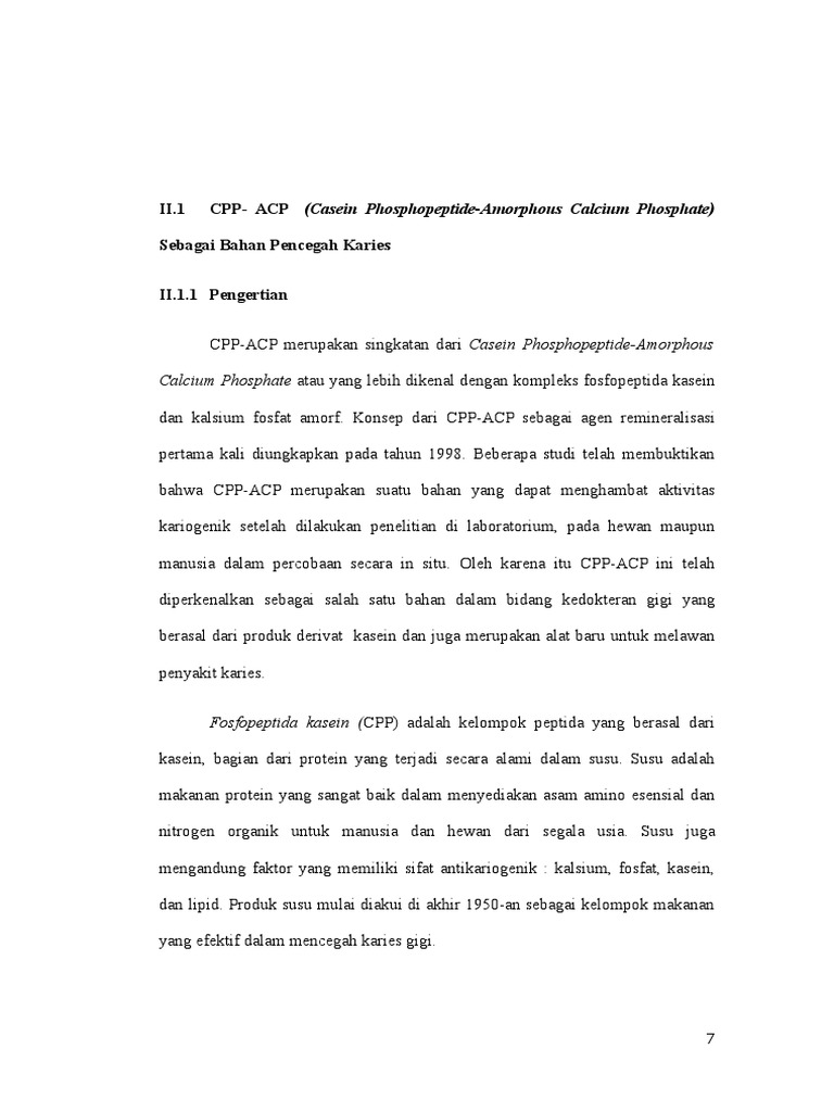 CPP-ACP: Pencegah Karies Efektif | PDF