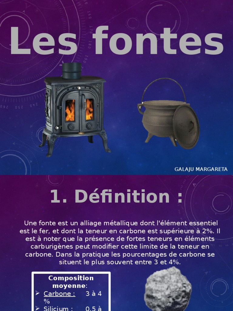 Les Fontes | PDF | Métaux | Métal de transition