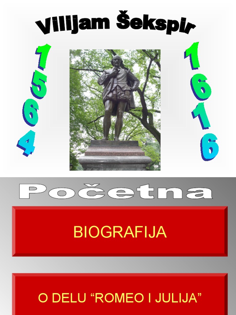 Romeo I Julija + Sekspir | PDF