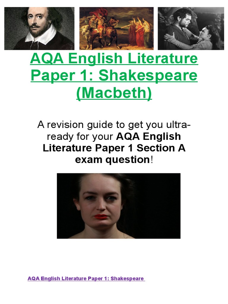 Macbeth Revision Guide | PDF | Macbeth | James Vi And I