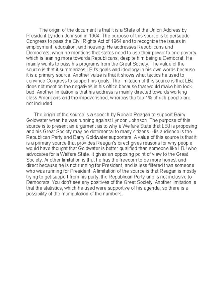 Student Work Sample Opvl Analysis Formative Assessment | PDF