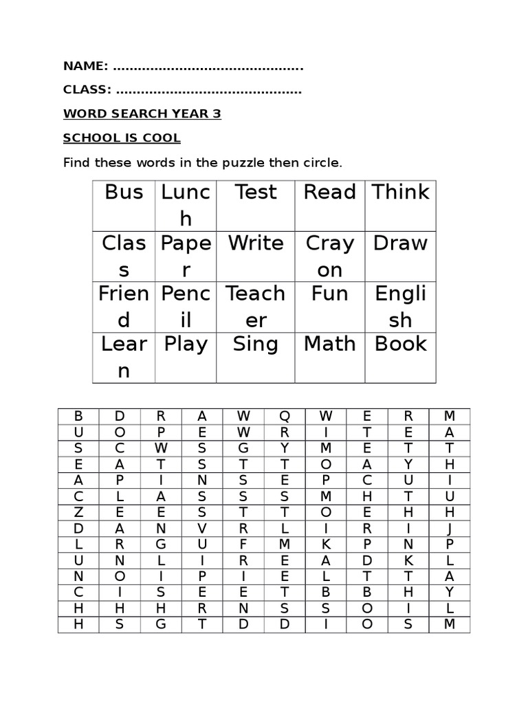 Word Search New | PDF