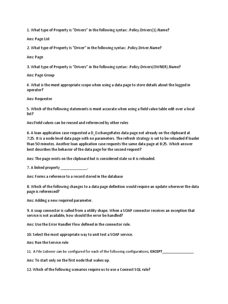 Pega Cssa Final | PDF | Comma Separated Values | Databases
