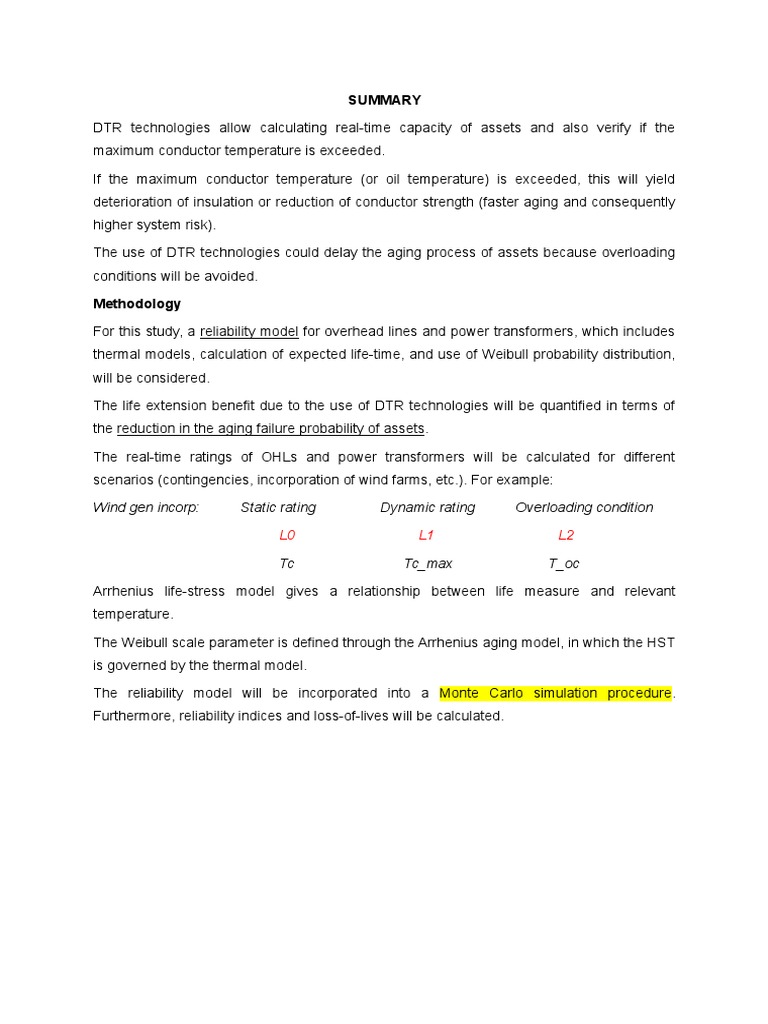 Summary of Methodology | PDF