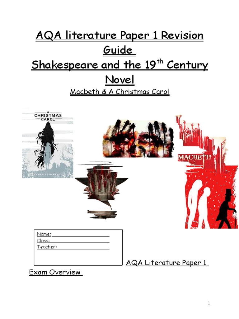 AQA Literature Paper 1: Macbeth Guide | PDF | Classics