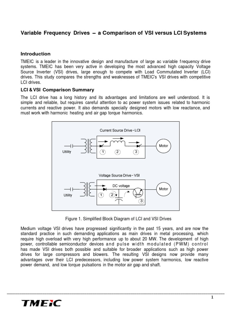 Comparison of VSI Versus LCI Systems FINAL | PDF | Direct Current ...