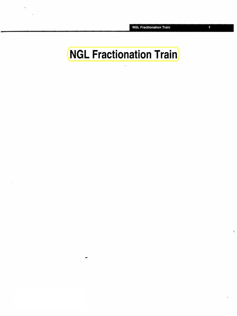 NGL Fractionation Train | PDF | Natural Gas Processing | Distillation