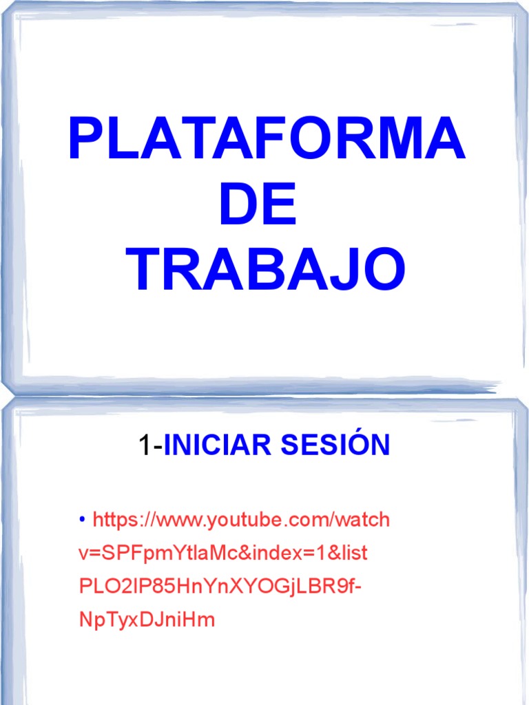 P 1.5 - P2.4 - Plataformas | PDF