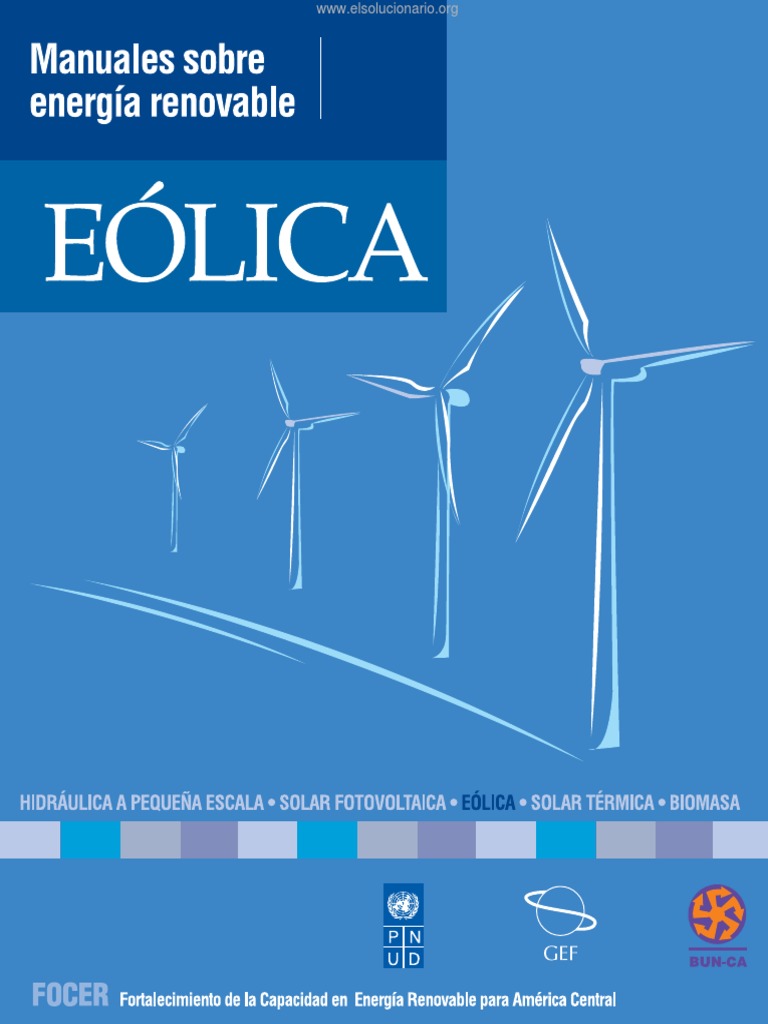 Manual Energia Eolica.pdf | Energía eólica | Generación eléctrica Manual Energia Eolica.pdf | Energía eólica | Generación eléctrica