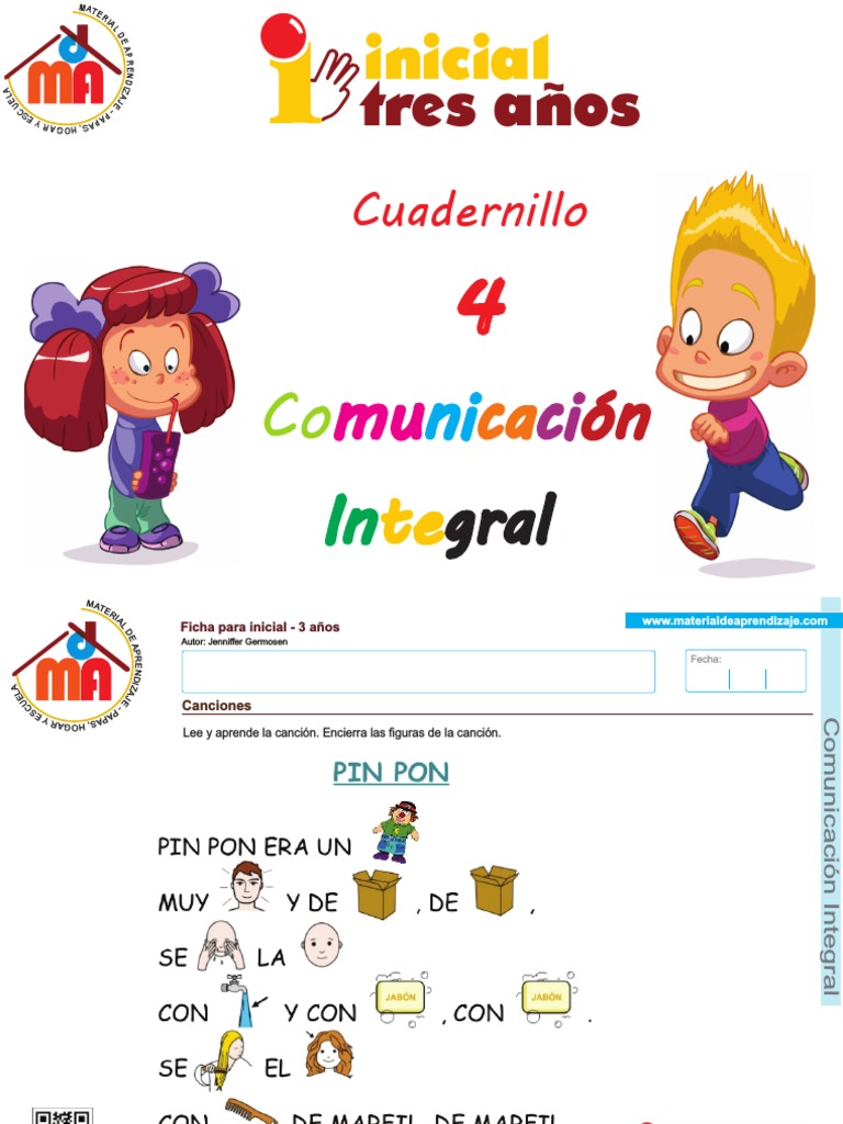 Comunicacion Integral Cuadernillo 4 | PDF