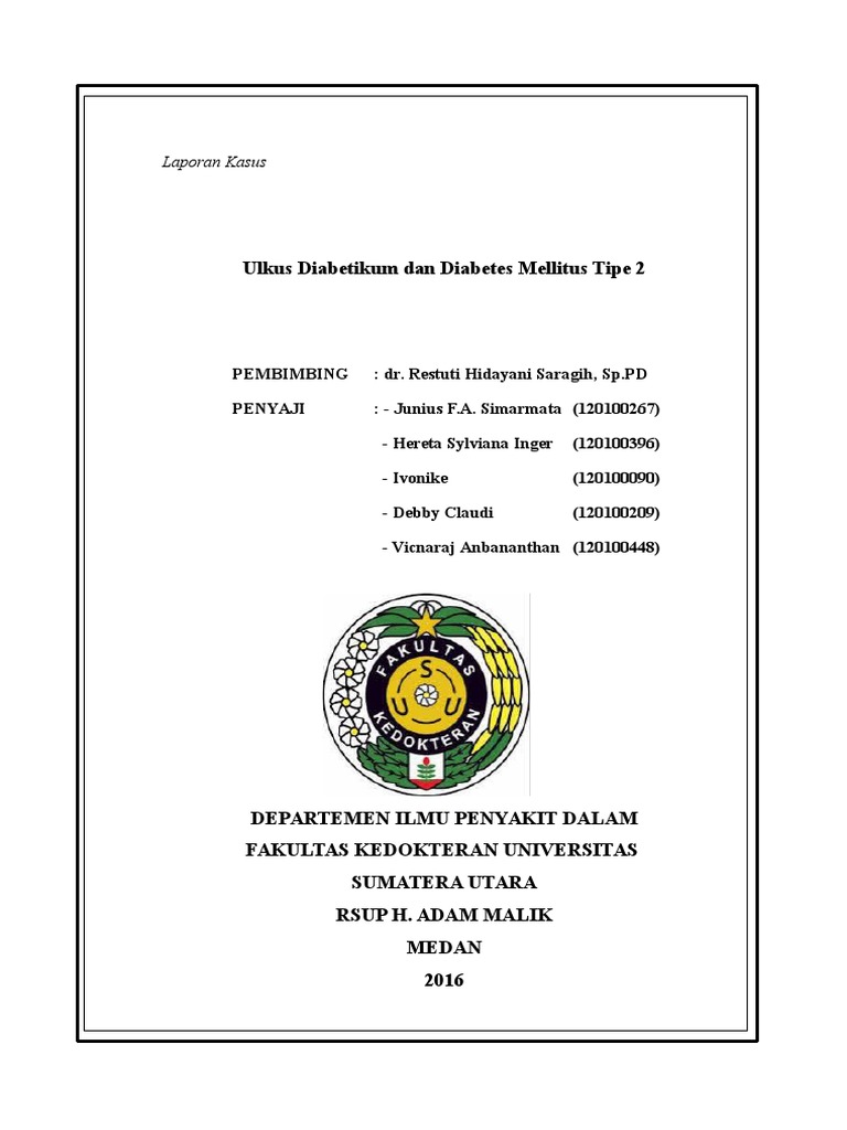 Lapkas DM + Ulkus Diabetikum | PDF