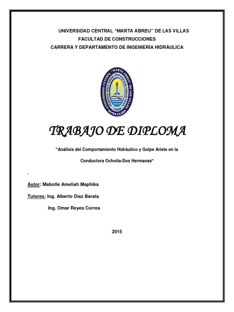 Mabotle Ameliah Maphika | PDF | Agua potable | Bomba