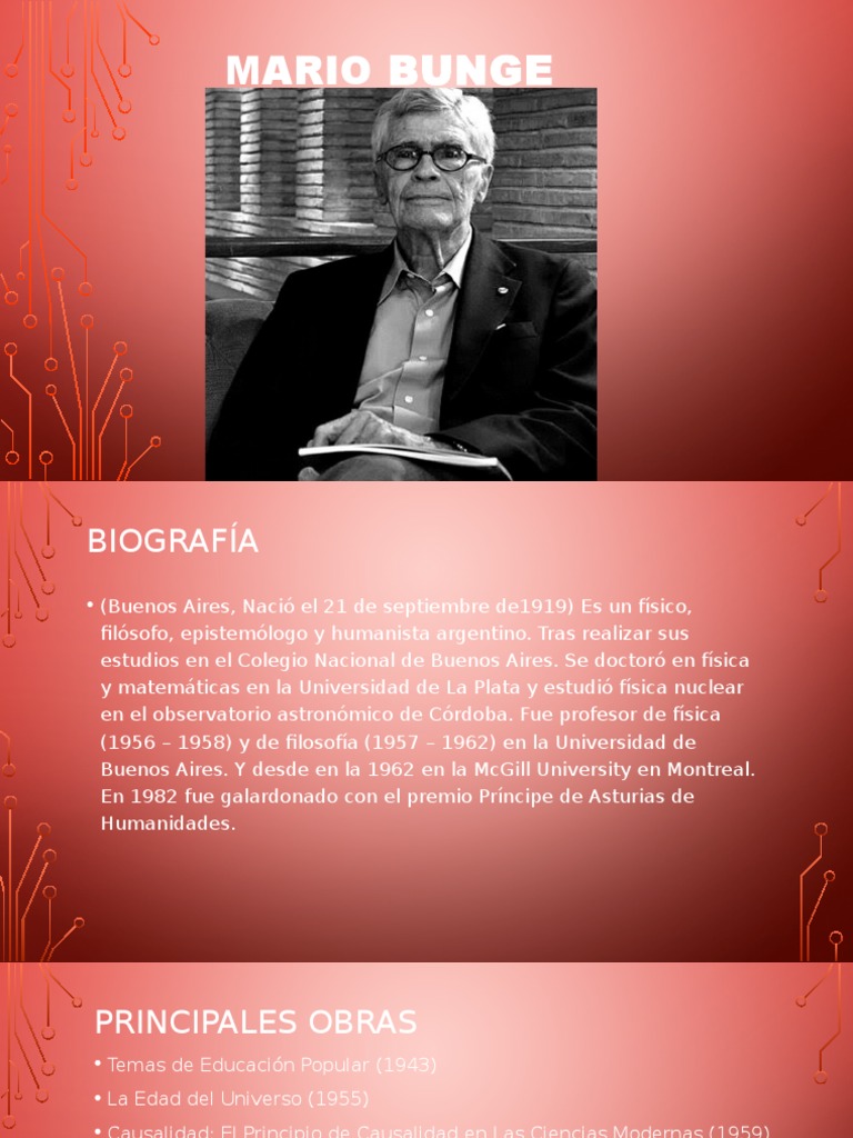Mario Bunge | PDF | Science | Epistemología