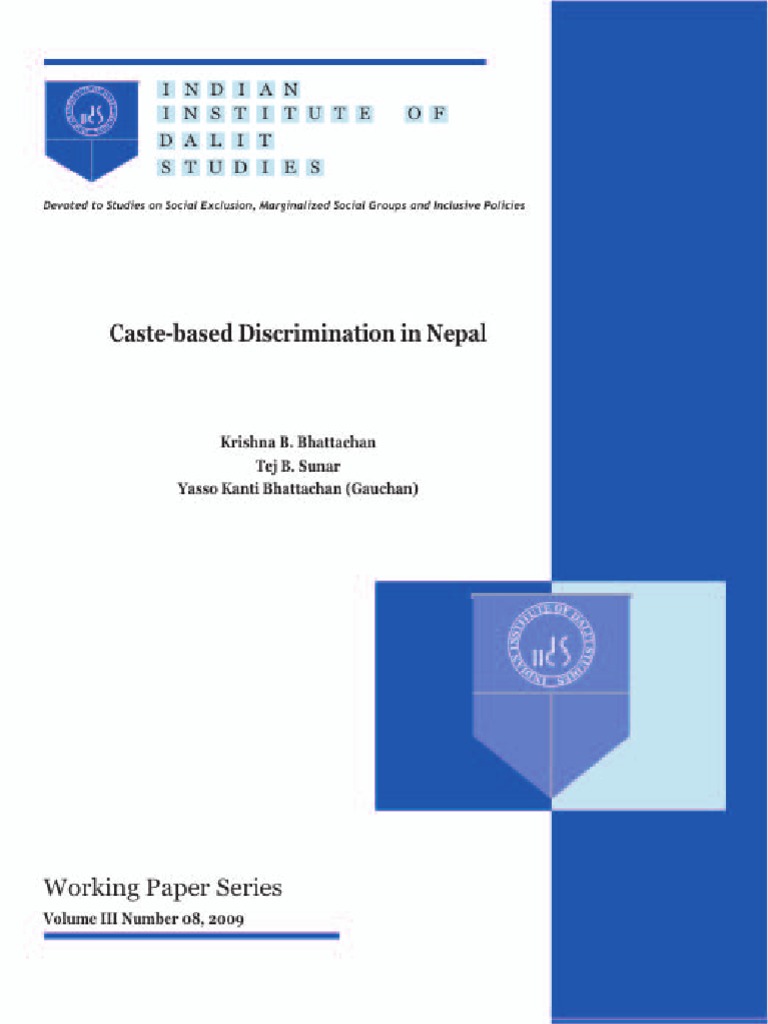 Nepal's Caste Discrimination Analysis | PDF | Dalit | Caste