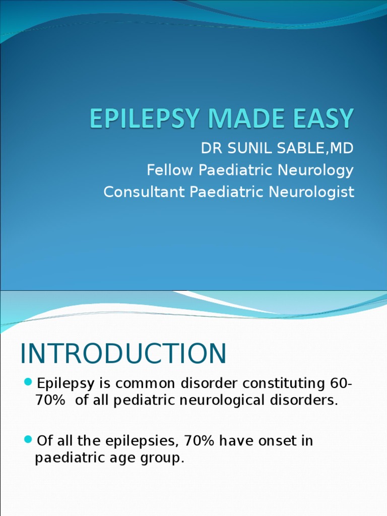 EPILEPSY MADE EASY.ppt | Epilepsy | Neurology