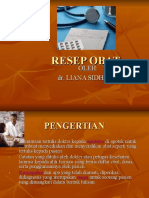 Panduan Penulisan Resep Obat yang Benar | PDF | Memasak, Makanan, & Anggur