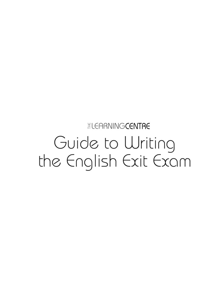 English Exit Exam Preparation Guide | PDF | Animal Testing | Essays