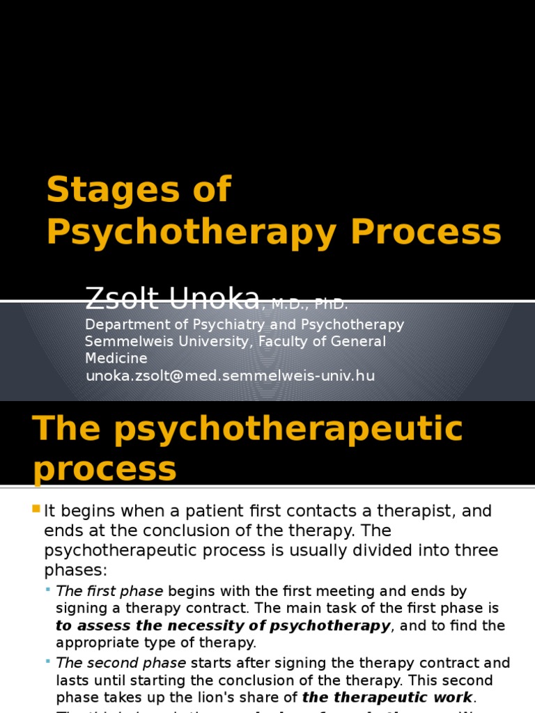 02 - Stages of Psychotherapy Process | PDF | Psychotherapy | Coping ...