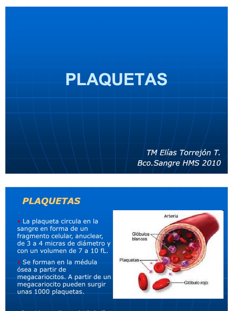plaquetas | Plaqueta | Coagulación | Prueba gratuita de 30 días | Scribd