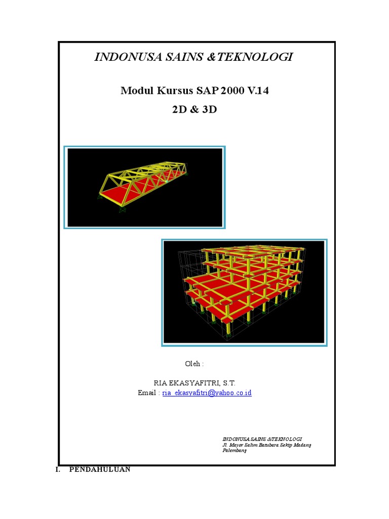 Modul SAP 2000 | PDF