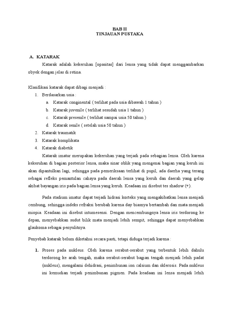 Laporan Kasus Pseudofakia BAB II | PDF