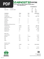 Haemogram Report: Blood Counts | PDF | White Blood Cell | Immunology