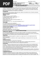 Edtpa Lesson Plan 1 Elemmath | PDF | Lesson Plan | Subtraction