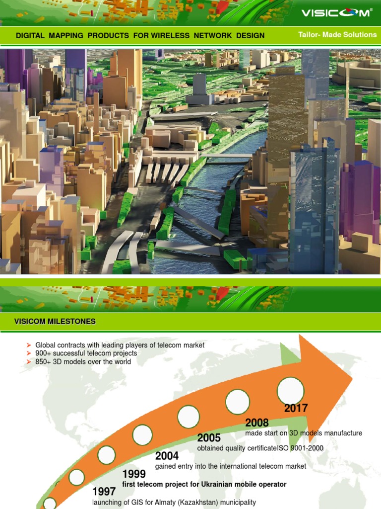 Visicom Overview | PDF | Geographic Information System | 3 D Modeling