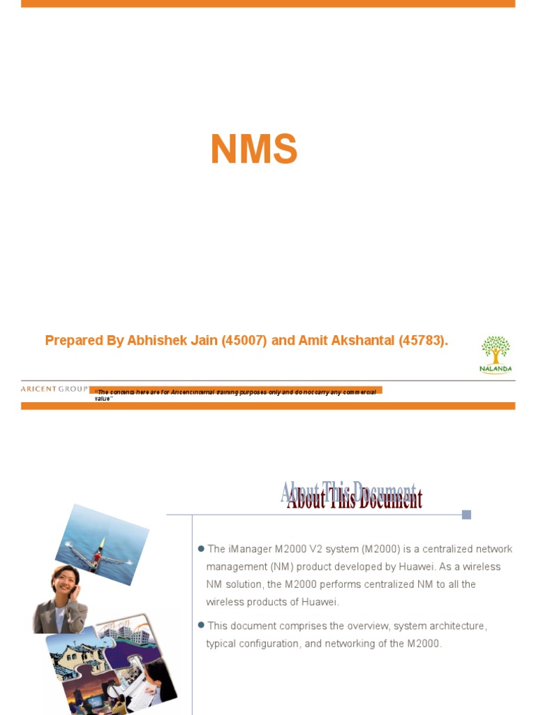 NMS U2000 Training | PDF | Server (Computing) | Computer Network