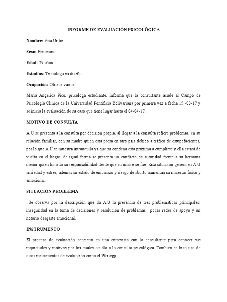 Informe de Evaluación Psicológica (1)