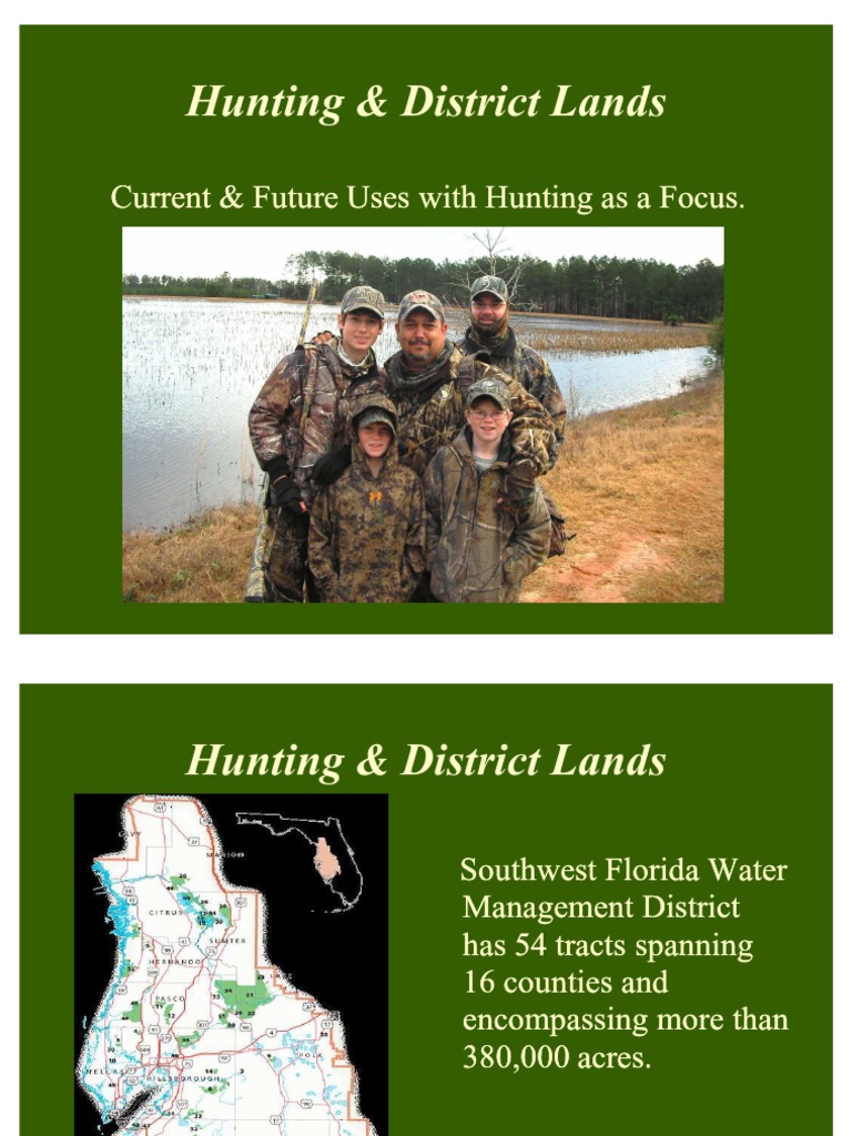 Current & Future Uses With Hunting As A Focus Current & Future Uses ...