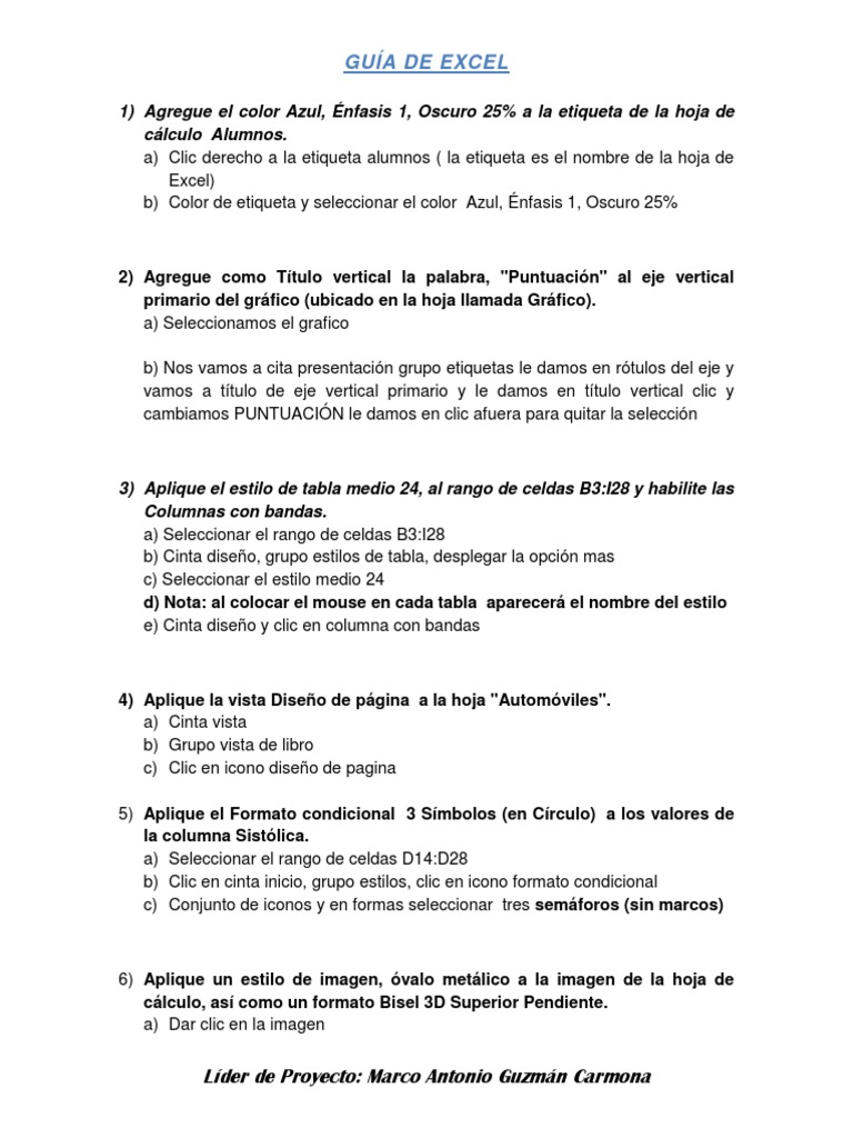 Guia de Excel 2016-2017 PDF | Descargar gratis PDF | Hoja de cálculo ...