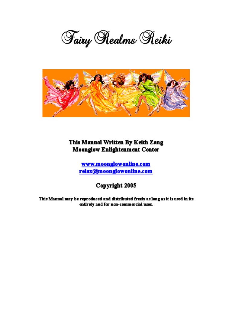 Fairy Realms Reiki (2005) - Keith Zang | PDF | Reiki | Psychological Trauma