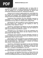 Tagalog School Rules and Regulation | PDF