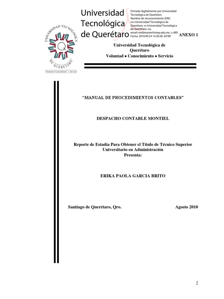 Manual de Procedimientos Contables | PDF | Contabilidad | Contador Manual de Procedimientos Contables | PDF | Contabilidad | Contador