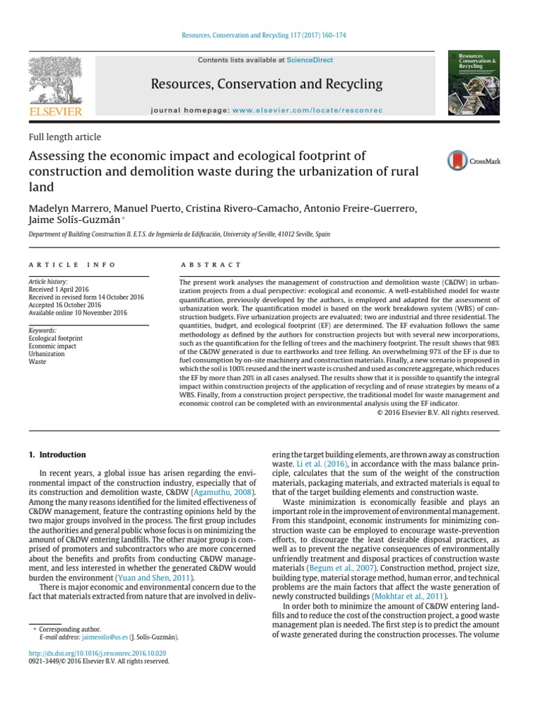 Resources, Conservation and Recycling | PDF | Recycling | Waste