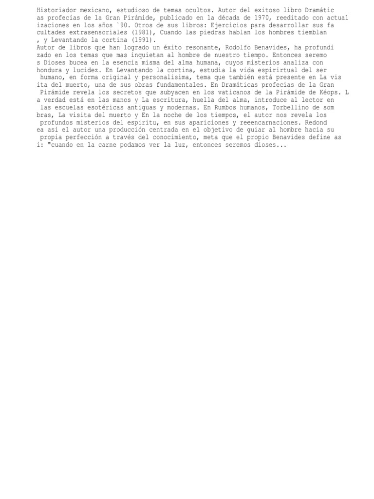 Rodolfo Benavides | PDF