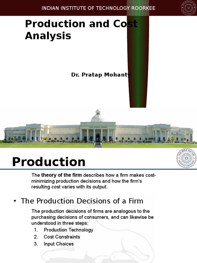 Production and Cost Analysis | PDF | Average Cost | Marginal Cost