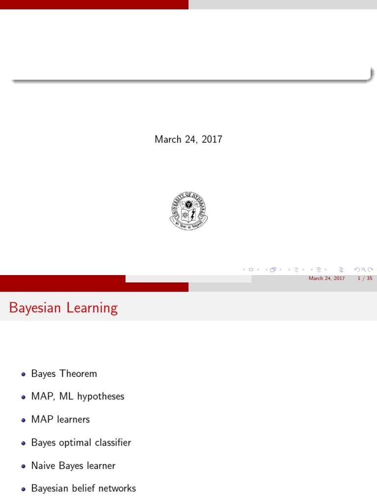 Bayesian Networks Slides | PDF | Bayesian Inference | Bayesian Network