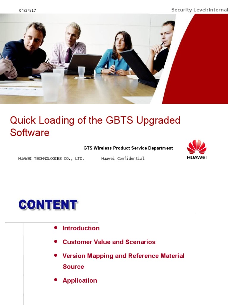 Quick Loading of The GBTS Upgraded Software-V1.0 | PDF