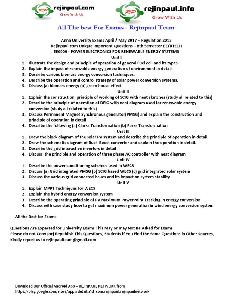 Our Official Android App - REJINPAUL NETWORK From | PDF | Renewable ...