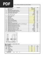 Lifting Lug Excel Sheet | PDF | Bending | Solid Mechanics