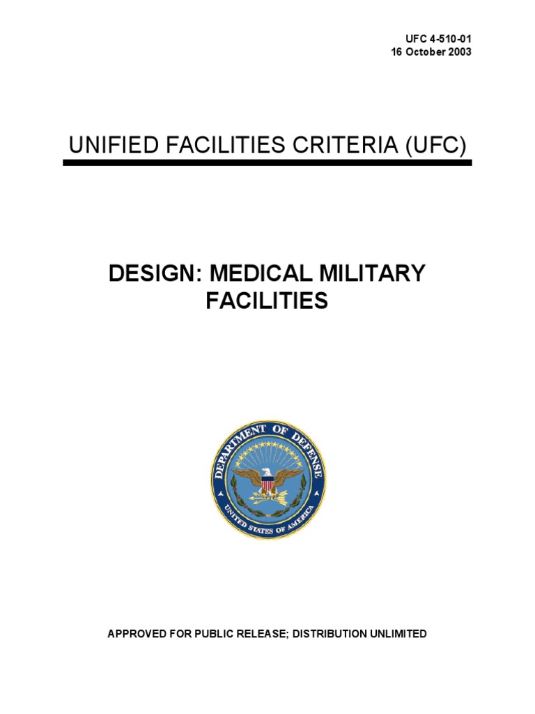 Unified Facilities Criteria (Ufc) : Design: Medical Military Facilities ...