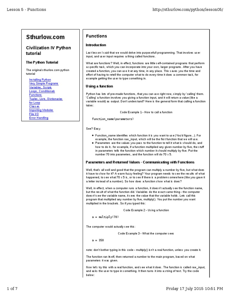 Python L Calculator | PDF | Parameter (Computer Programming) | Subroutine
