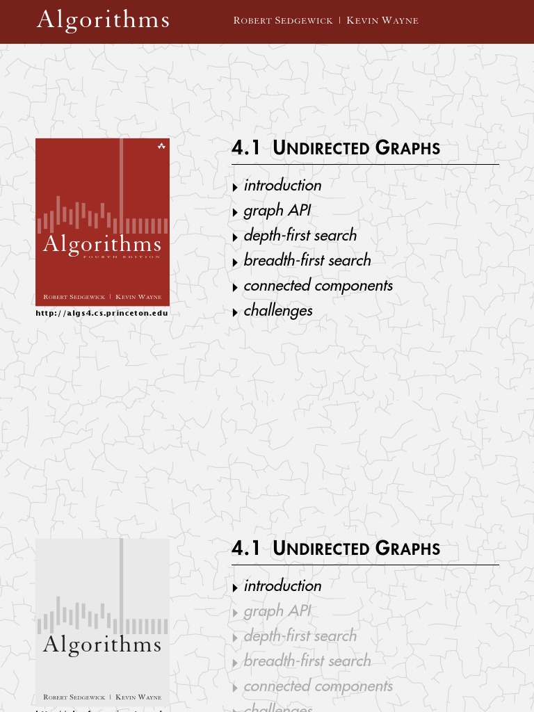 41 Undirected Graphs | PDF | Vertex (Graph Theory) | Applied Mathematics
